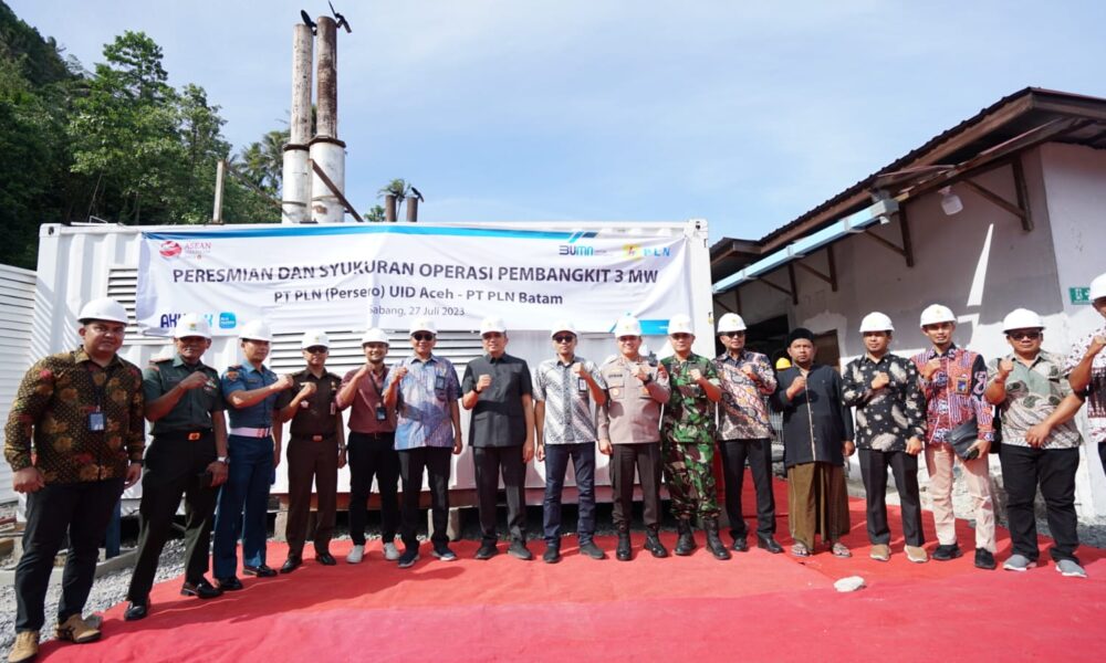 Peresmian PLTD Sabang sebagai Partisipasi PLN Batam dalam penguatan ...